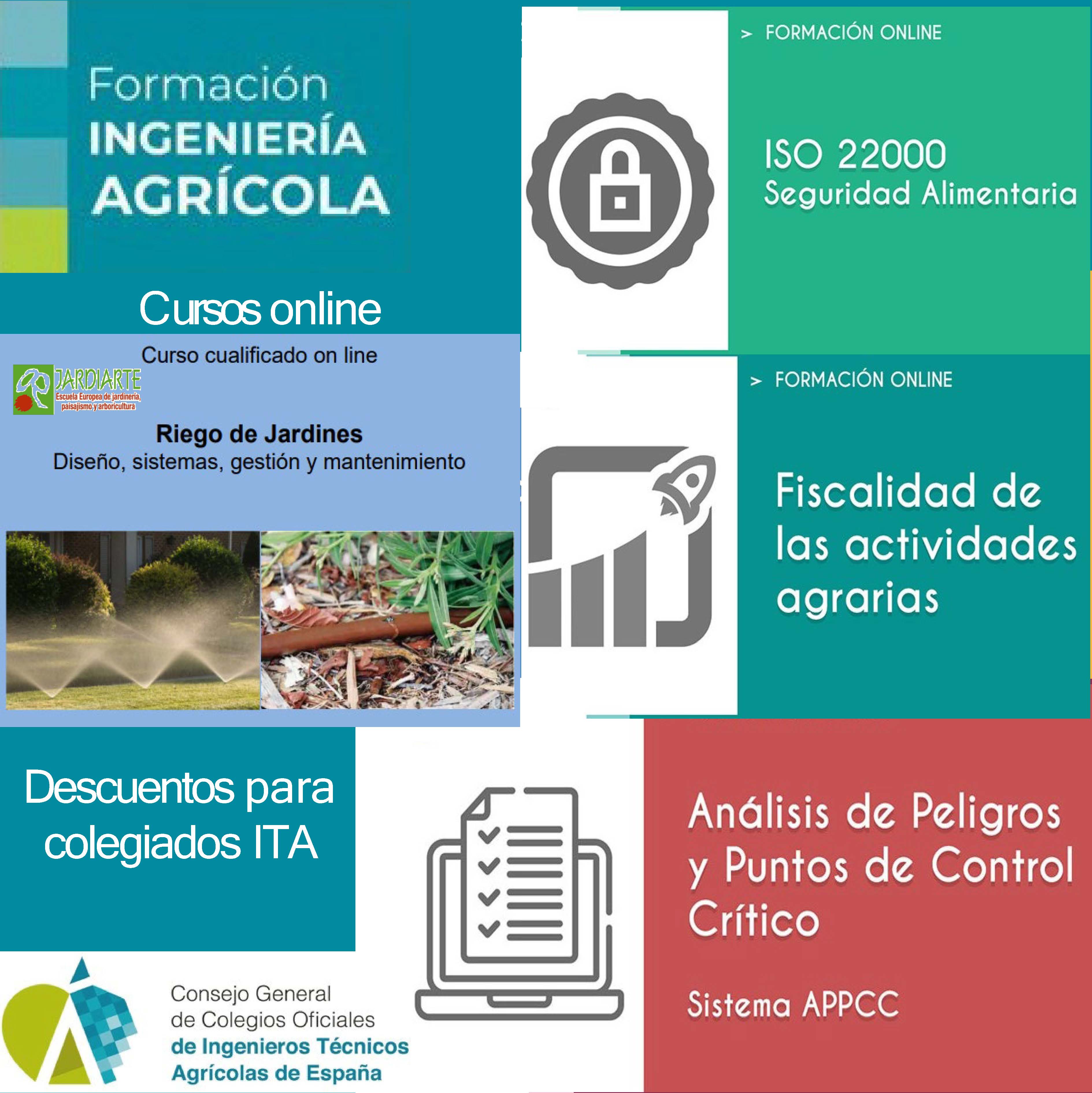 Cursos online: FISCALIDAD, APPCC, NORMA ISO 22000:2018 y RIEGO DE ...